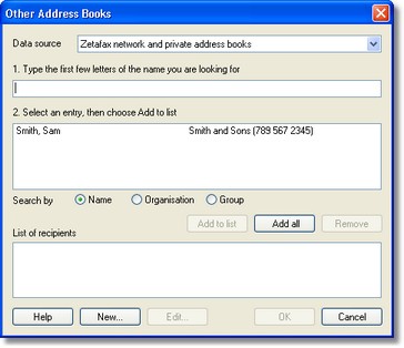 How do I... > Addressbook actions > Use my address book?