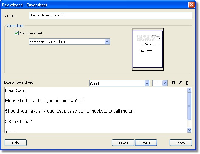 How do I... > Zetafax Client actions > Send a fax?